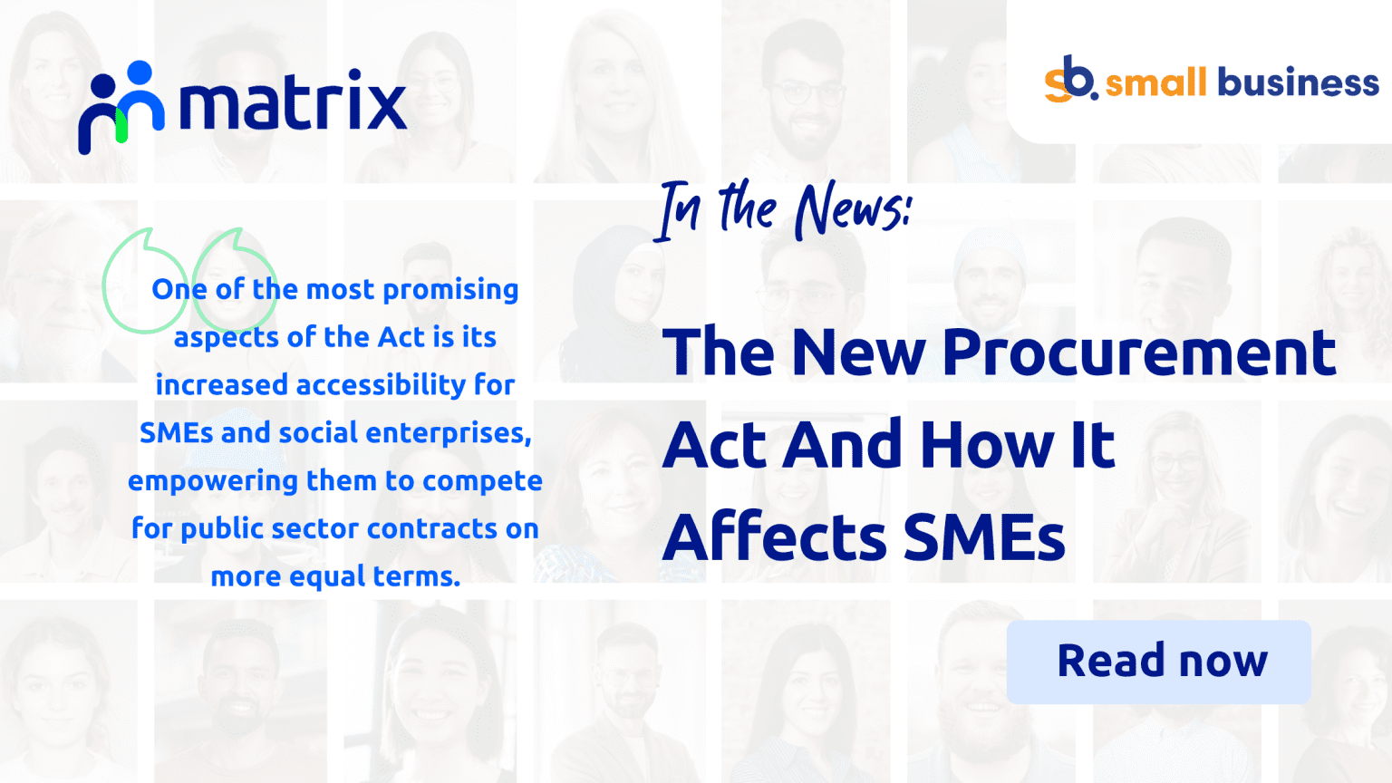 Small Business: The New Procurement Act And How It Affects SMEs - Matrix